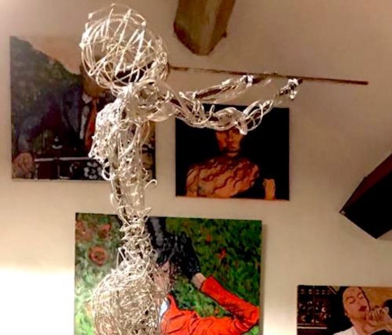 Wire Figures to buy or commission - An Artful Gardener